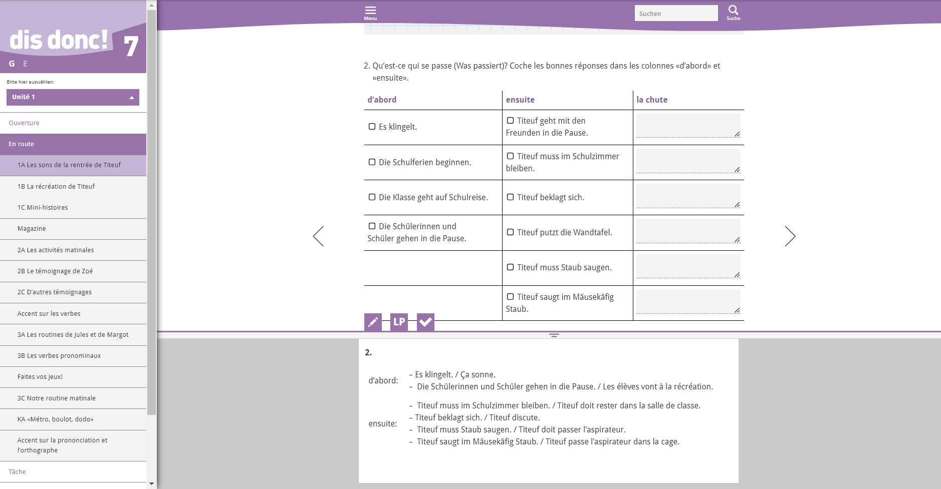 Sekundarstufe I | dis donc!